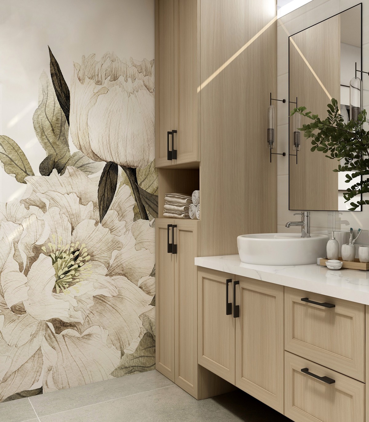 Pretty beige wallpaper - Exclusive Wallpapers → wallcolors.com