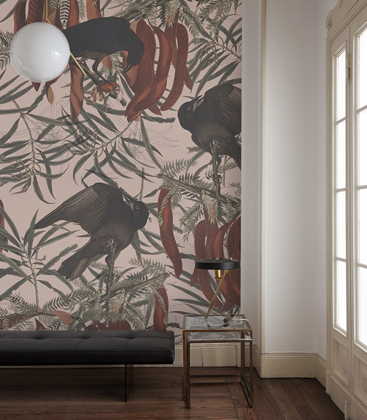 Tapeta Pink Jungle - Ekskluzywne Tapety → wallcolors.com