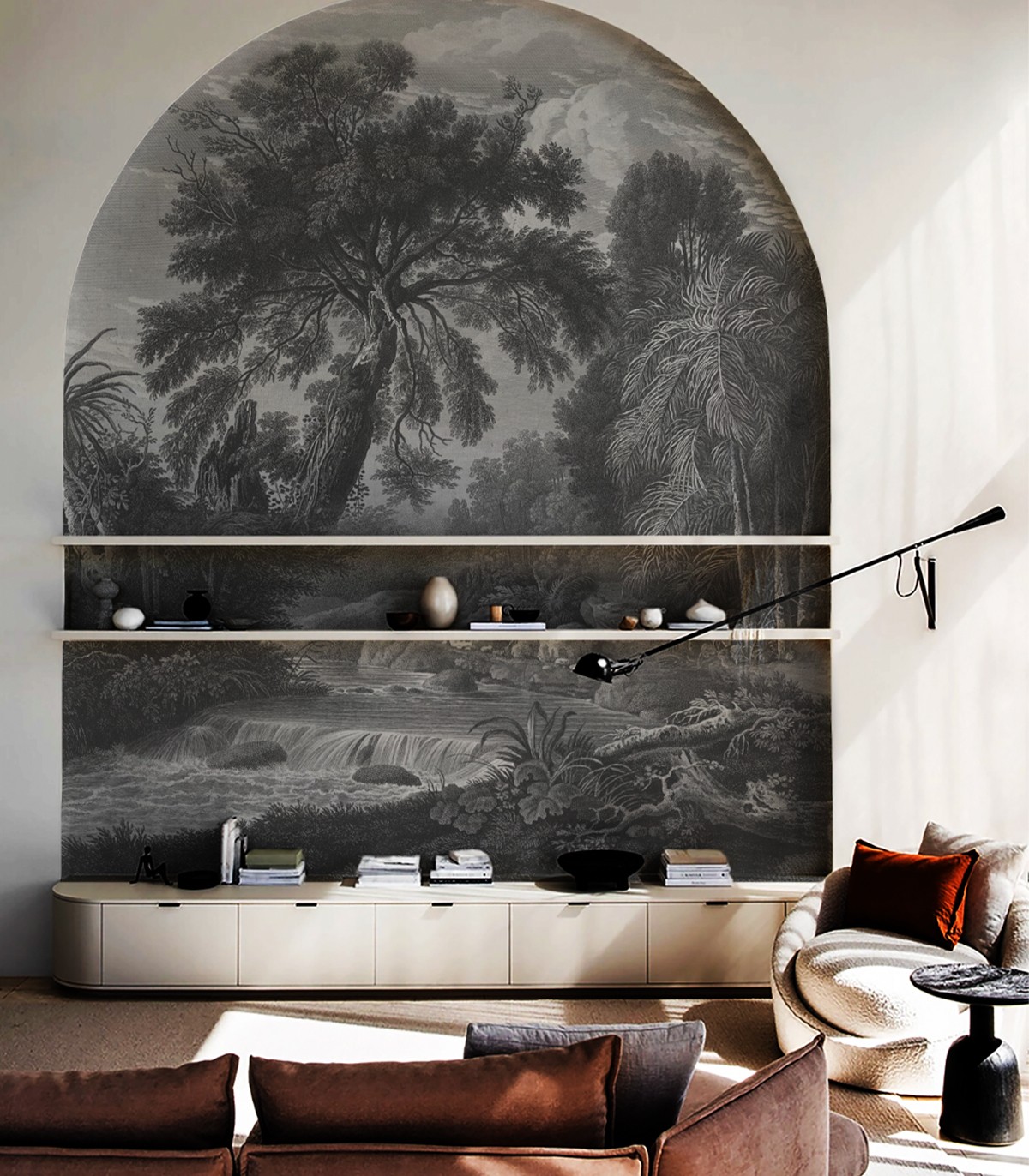 Fashionable and Exclusive Wall Wallpaper • Elegant, Luxurious, Room ...