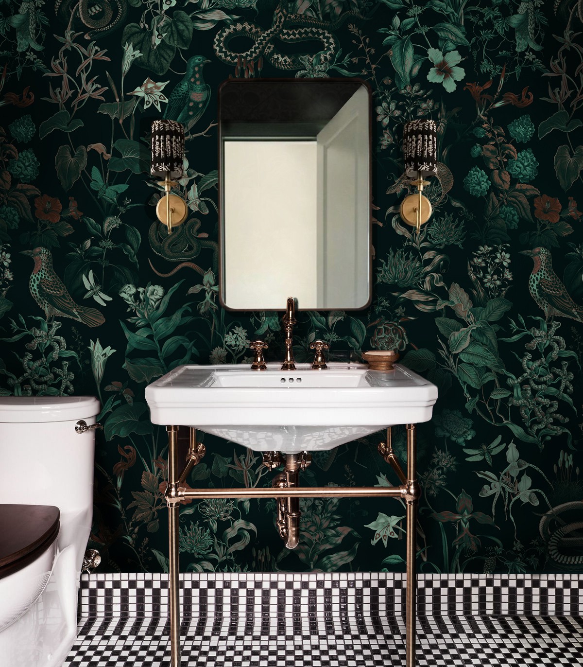 Tapeta Botanic Green - Ekskluzywne Tapety → wallcolors.com