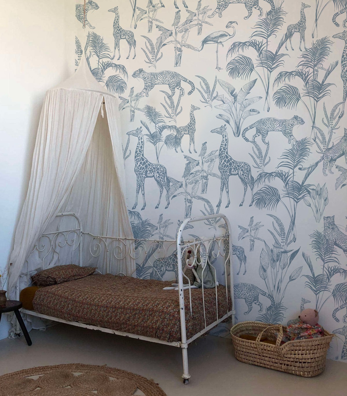 Safari Blue wallpaper - Exclusive Wallpapers → wallcolors.com