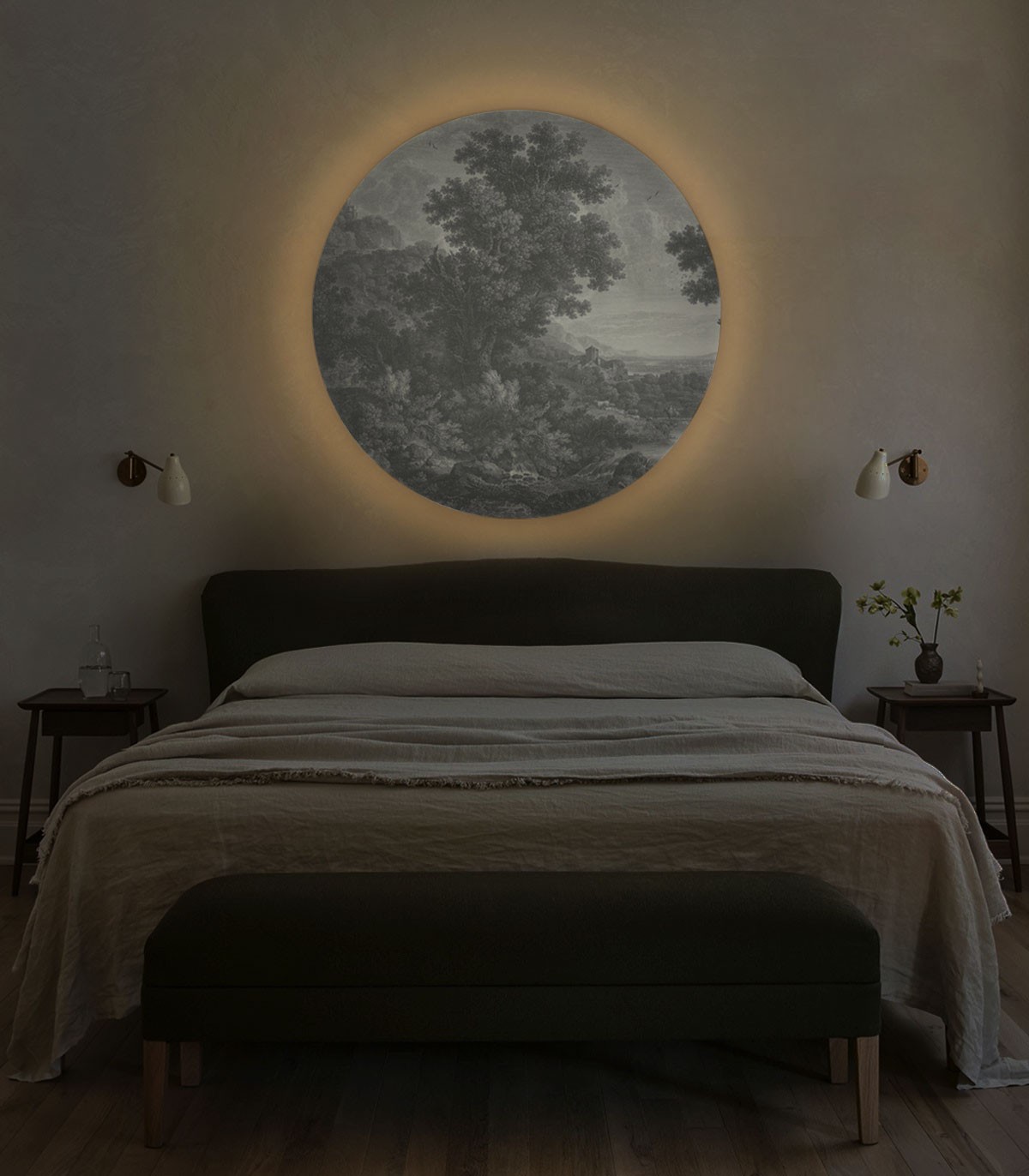 DOTS. Lighting – artistic illustrated wall lighting | Wallcolors