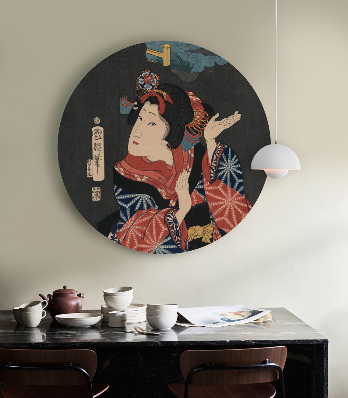 DOTS. Lighting – artistic illustrated wall lighting | Wallcolors