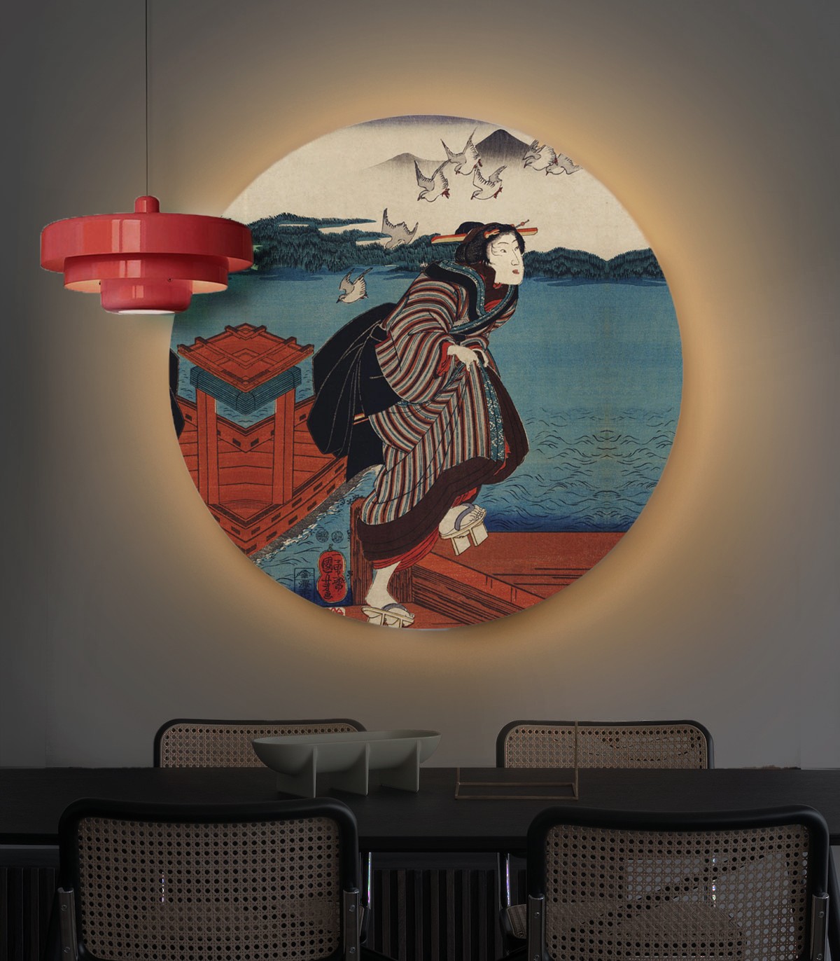 DOTS. Lighting – artistic illustrated wall lighting | Wallcolors