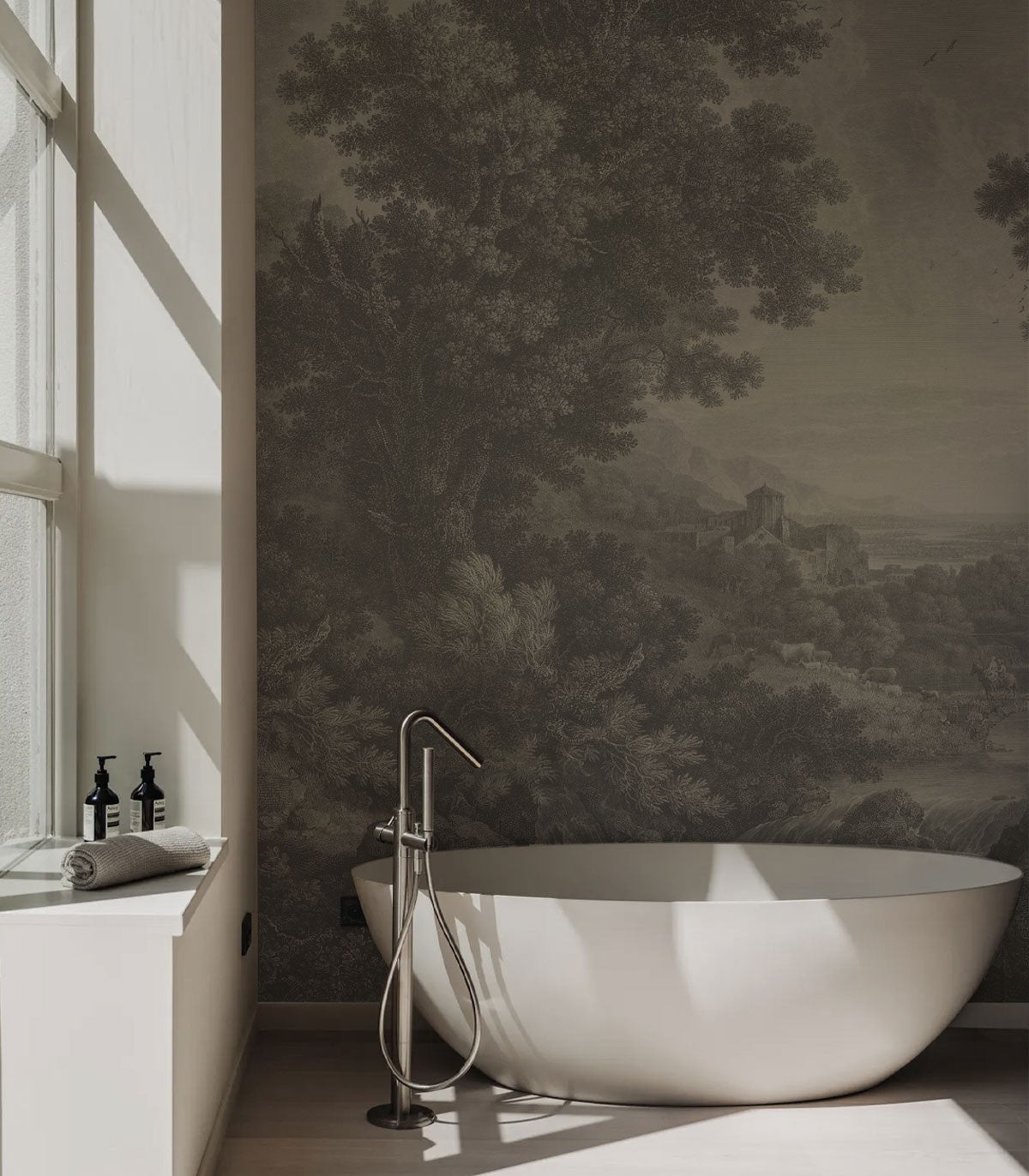 Tapeta Picturesque Valley of Serenity - Ekskluzywne Tapety → wallco...