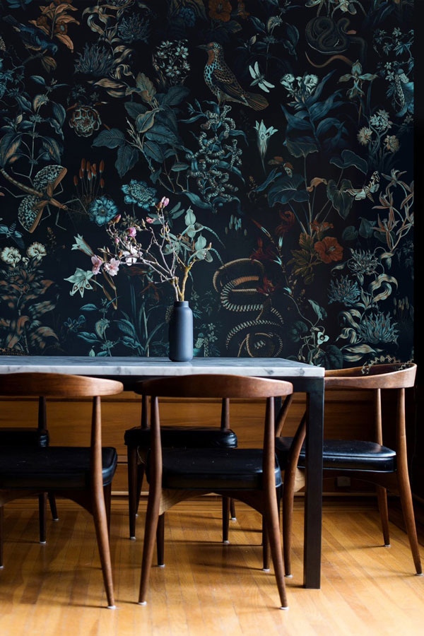 Animate Your Interiors with Abstract Patterned Wallpapers → wallcolors.com